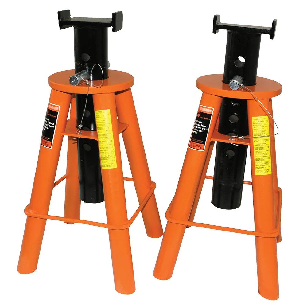STR 032228 | Strongarm 10 Ton Heavy Duty Low Profile Jack Stands Set ...