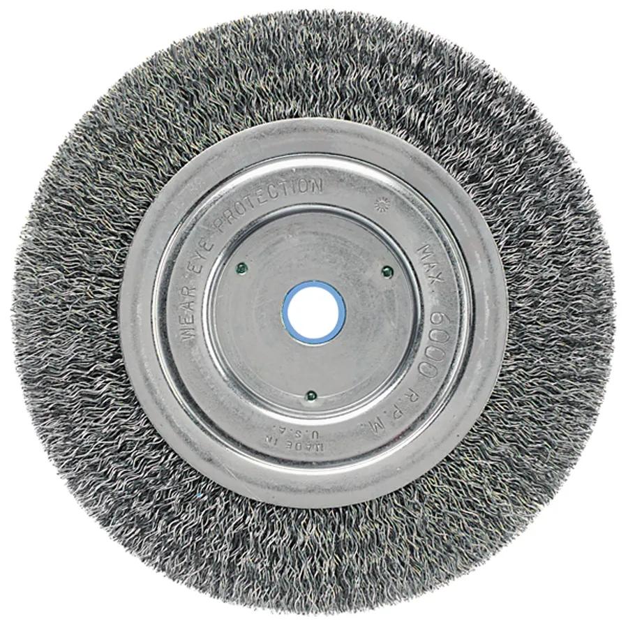 UPT 70258 | Wire Wheel / Grinder Crimped 8in. Crimpacted Wire Brush ...