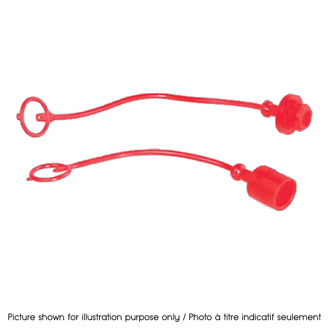 HMS 1278 | Dust Cap, Female, Red | Traction.com