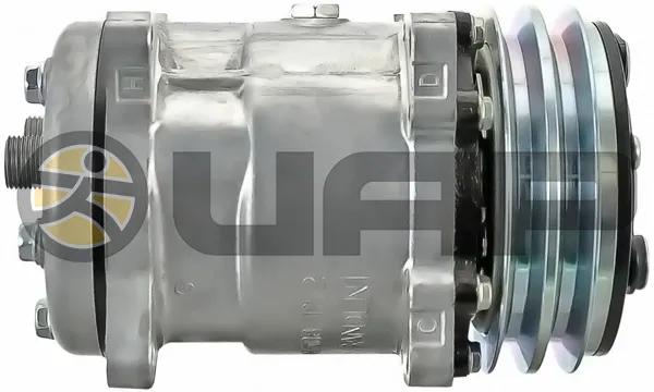 MEI 5730 | AC Compressor, Sanden, 2 A-Groove, Ear Mount, Head: K, V: 12 ...