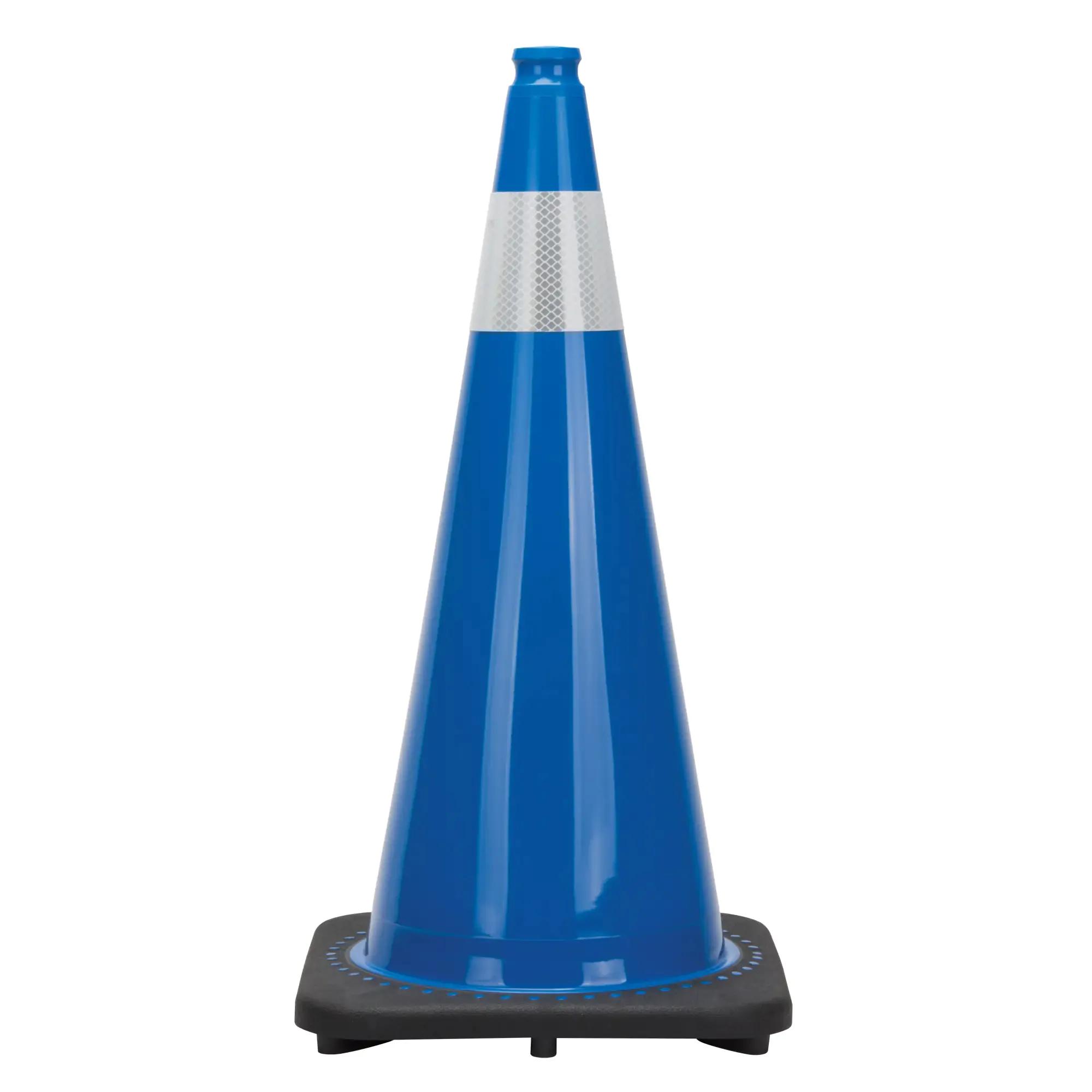 SCN SGD694 | Premium Traffic Cone, 28", Blue, 4" Reflective Collar ...