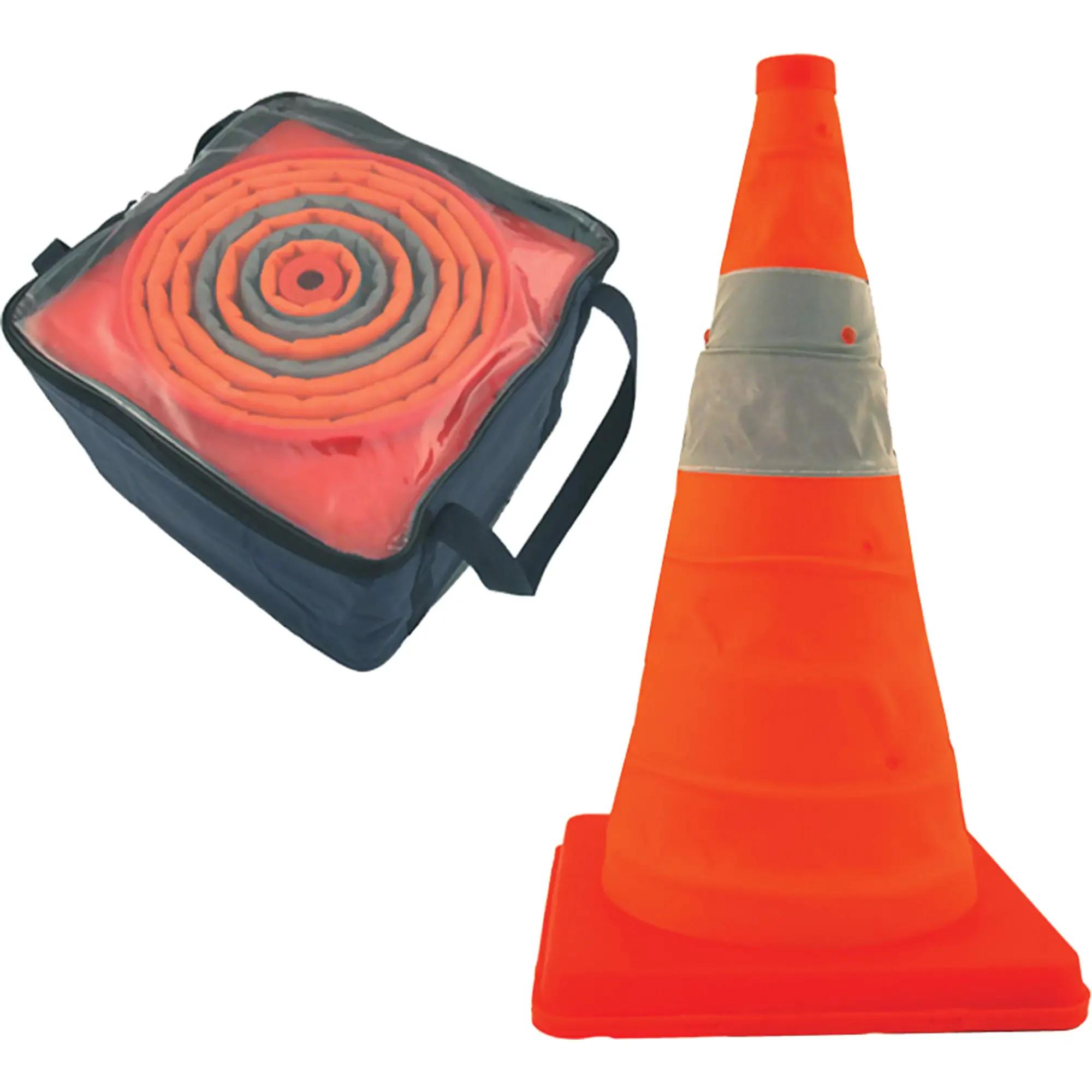 SCN SAR385 | Pack & Pop™Collapsible Cones, 18" H, Orange | Traction.com