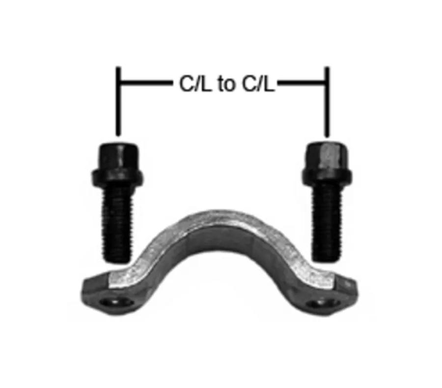 SPI 907028X | Spicer SPL90 Universal Joint Strap Kit, 1.625 in Bearing ...