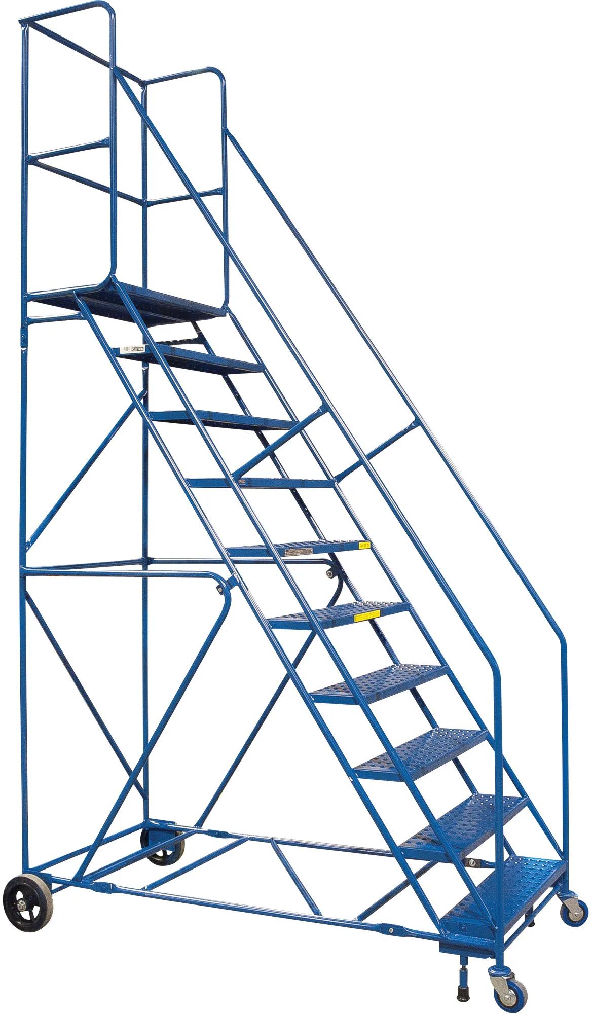 SCN MA623 | Rolling Step Ladders, 10 Steps, 30" Step Width, 89 ...