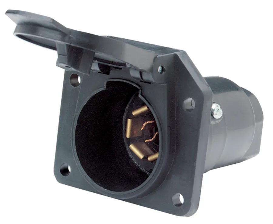PHI 16714 | Socket - 7 Pin Blade Style - RV Style Connector | Traction.com