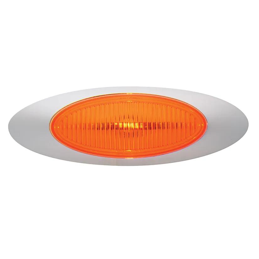 GRO 45573 | Marker Clearance Light, Amber & Yellow, Oval | Traction.com