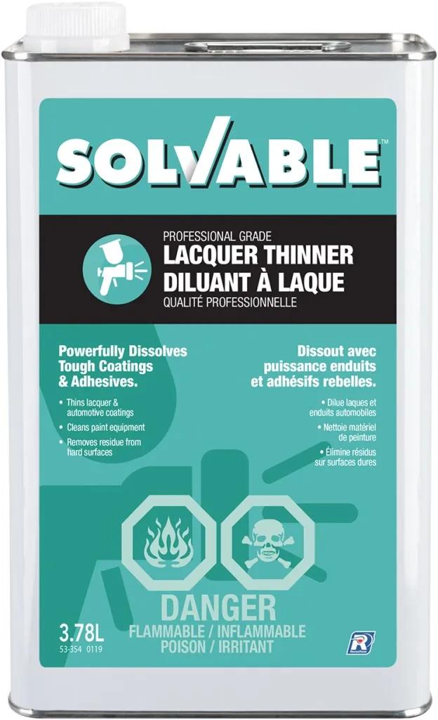 RCM 53358V | SOVABLE LACQUER THINNE 3.78L | Traction.com