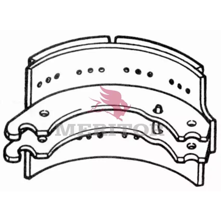 ROC A343222C1381 | Brake Shoes, new, 4514, 6 in x 16-1/2 in | Traction.com